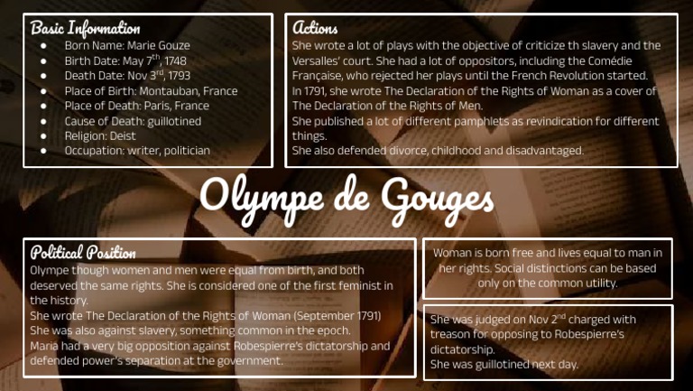 Olympe de Gouges | PDF