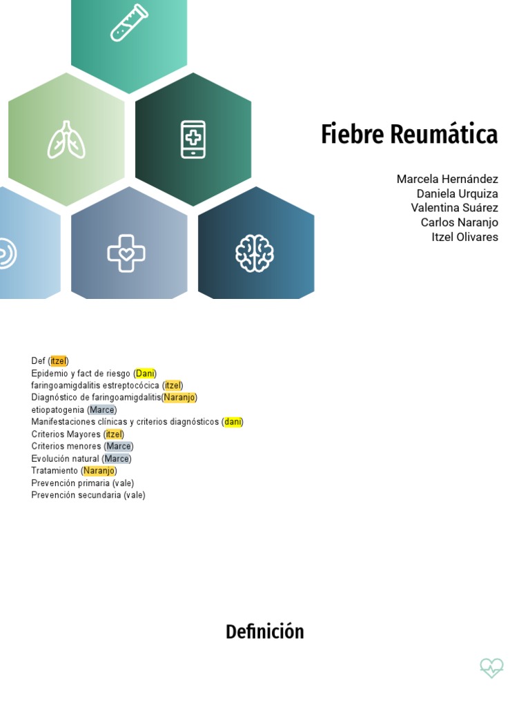 Fiebre Reumática | PDF | Estreptococo | Infección