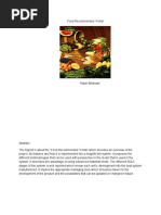 Cafe Management System Project Documentation. | PDF | Menu | Business