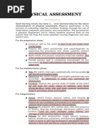 Physical Assessment Techniques Guide | PDF | Physical Examination | Senses