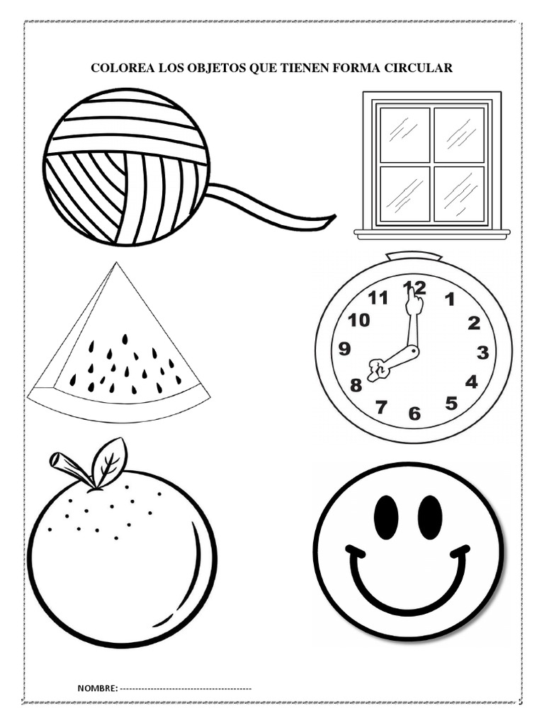 Hojas de Trabajo Figuras Geometricas | PDF