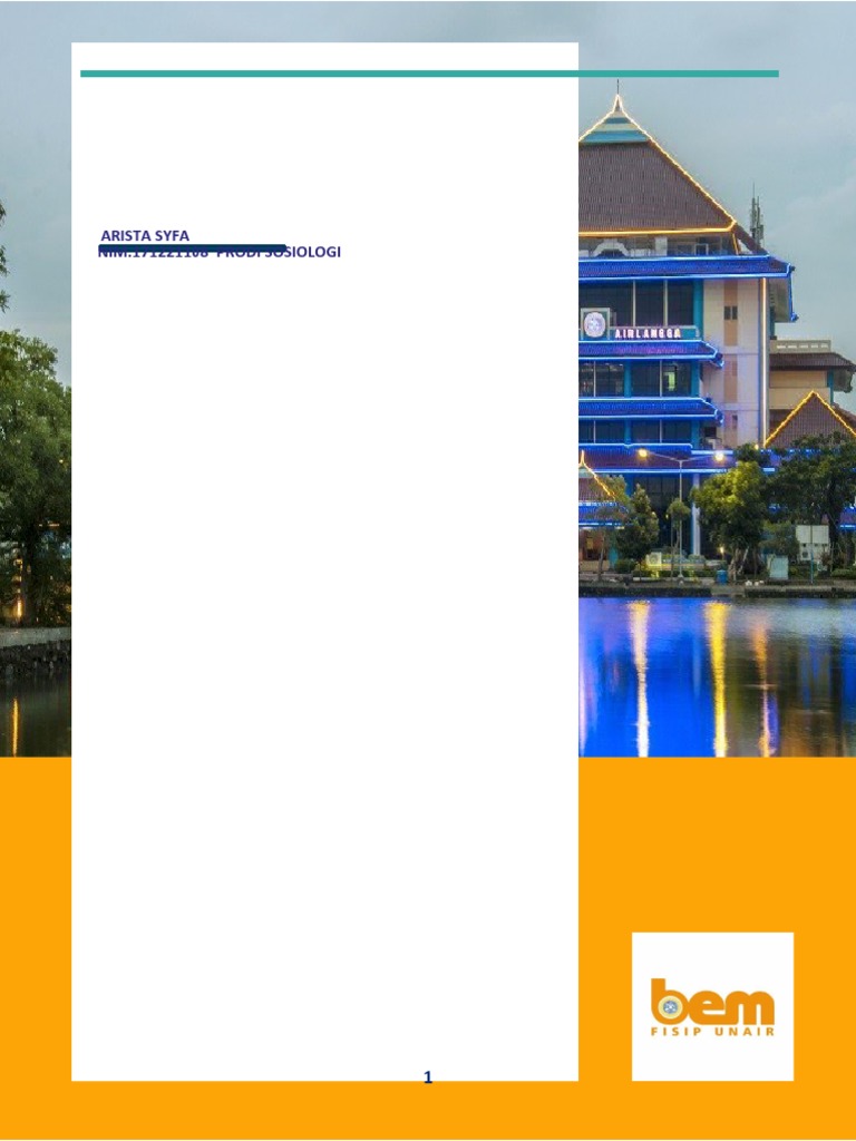 Motivation Letter Kreatif - BEM FISIP | PDF