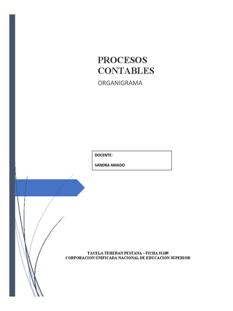 Aca 2 Entrega Procesos Contable - Yacela Teheran | PDF | Contabilidad | Estado financiero