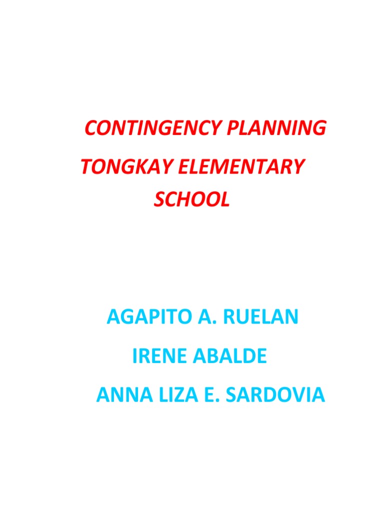 Contingency Planning of Division of Toledo City | PDF | Hazards | Flood