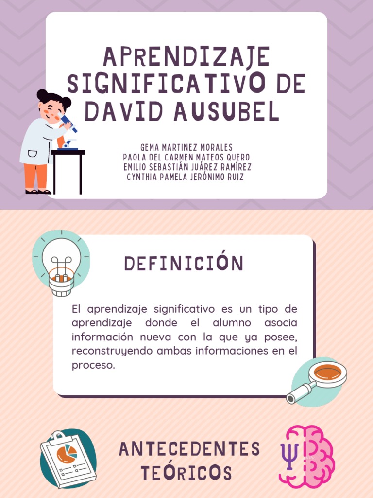Aprendizaje Significativo | Descargar gratis PDF | Aprendizaje | Enseñando