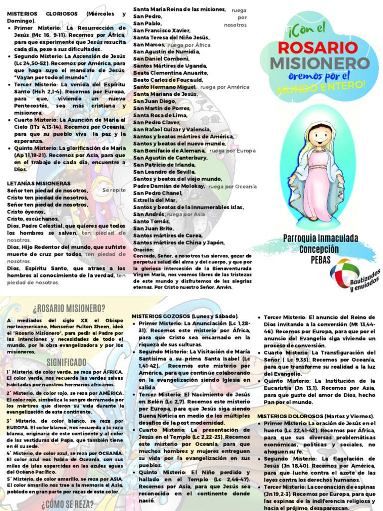 Rosario Misionero Pdf