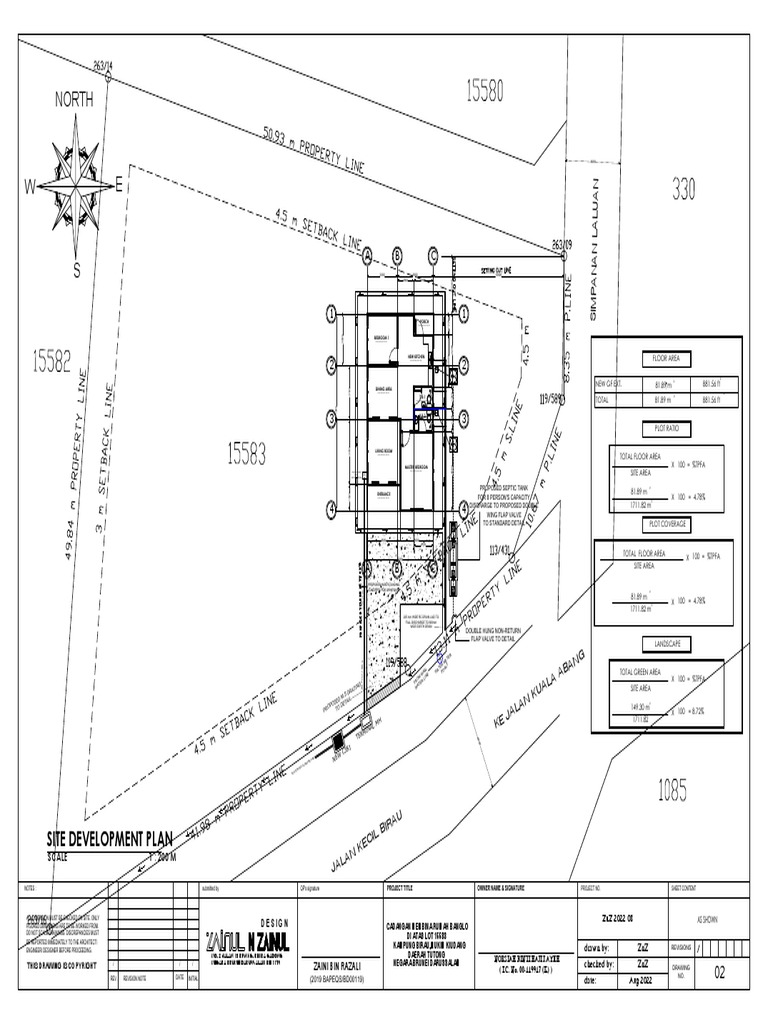 North: Site Development Plan | PDF | Architectural Elements