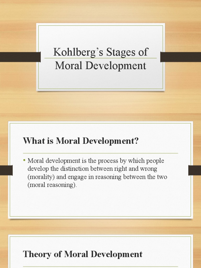 Kohlberg's Stages of Moral Development | PDF | Morality | Human Development
