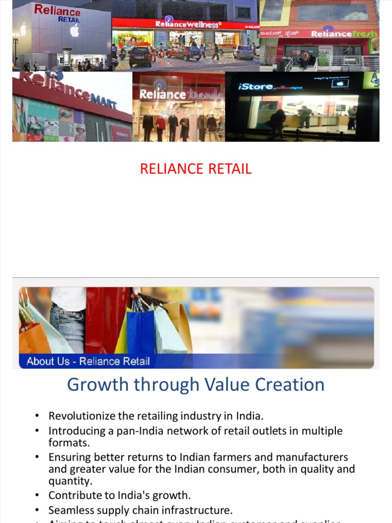 Reliance Retail | PDF | Retail | Economies
