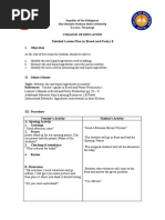 MATATAG Curriculum Lesson Plan Template 4 | PDF | Lesson Plan | Learning