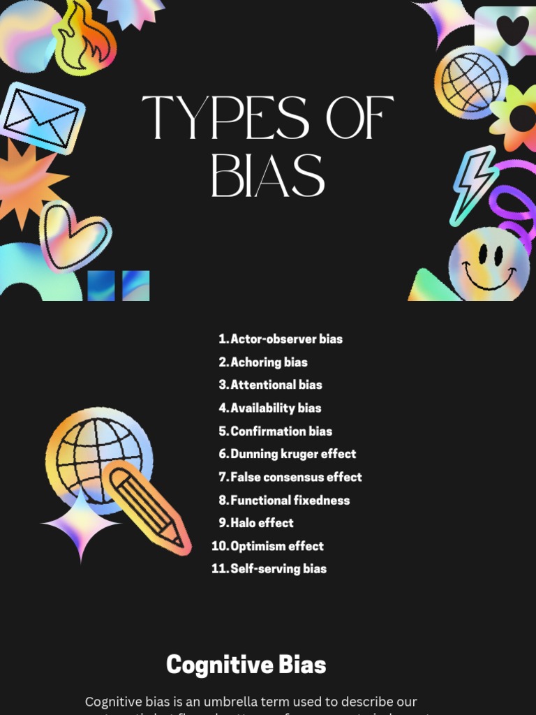 Understanding Cognitive Bias Types | PDF | Social Psychology | Neuroscience