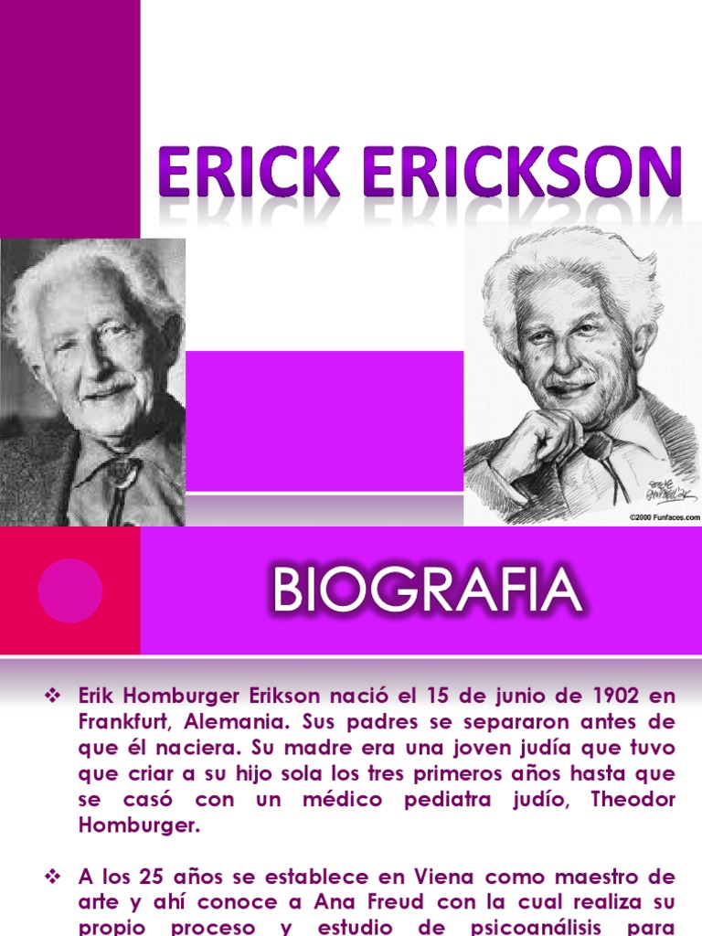 Expo Erick Erickson | PDF | Psicoanálisis | Sicología