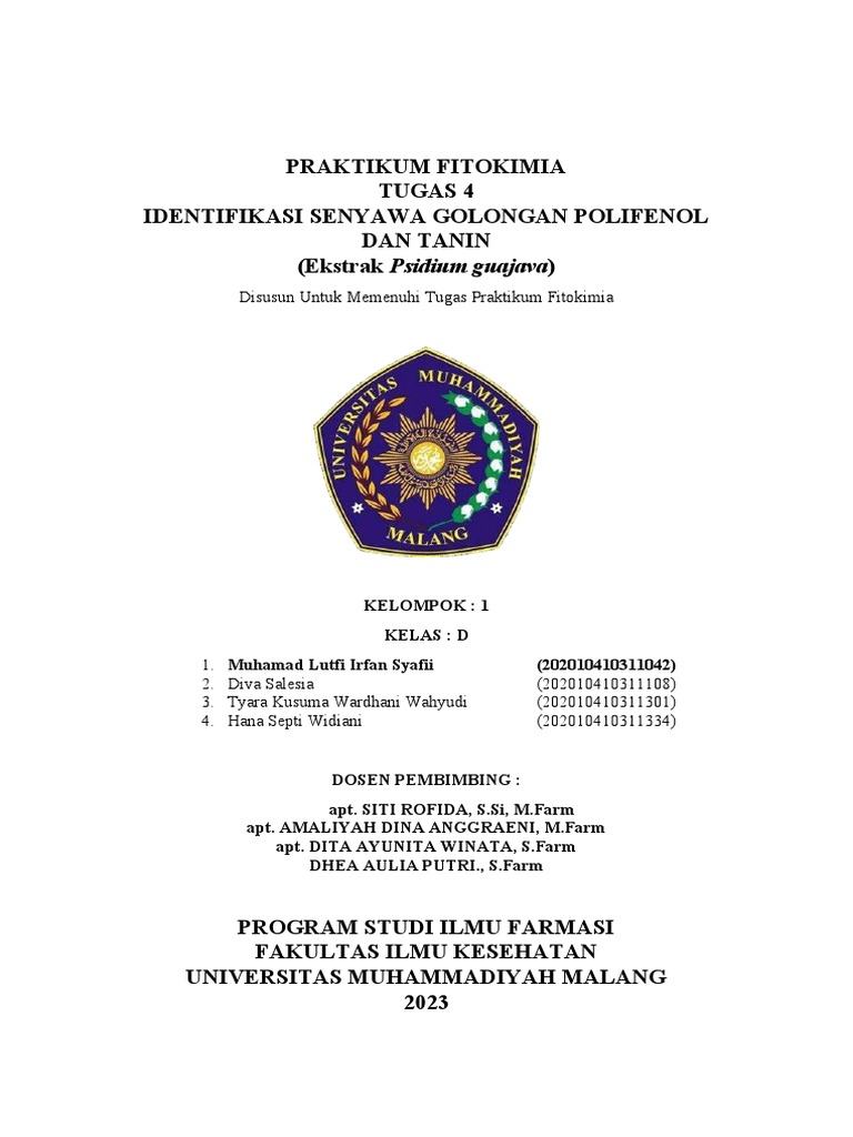 Identifikasi Polifenol dan Tanin Jambu Biji | PDF