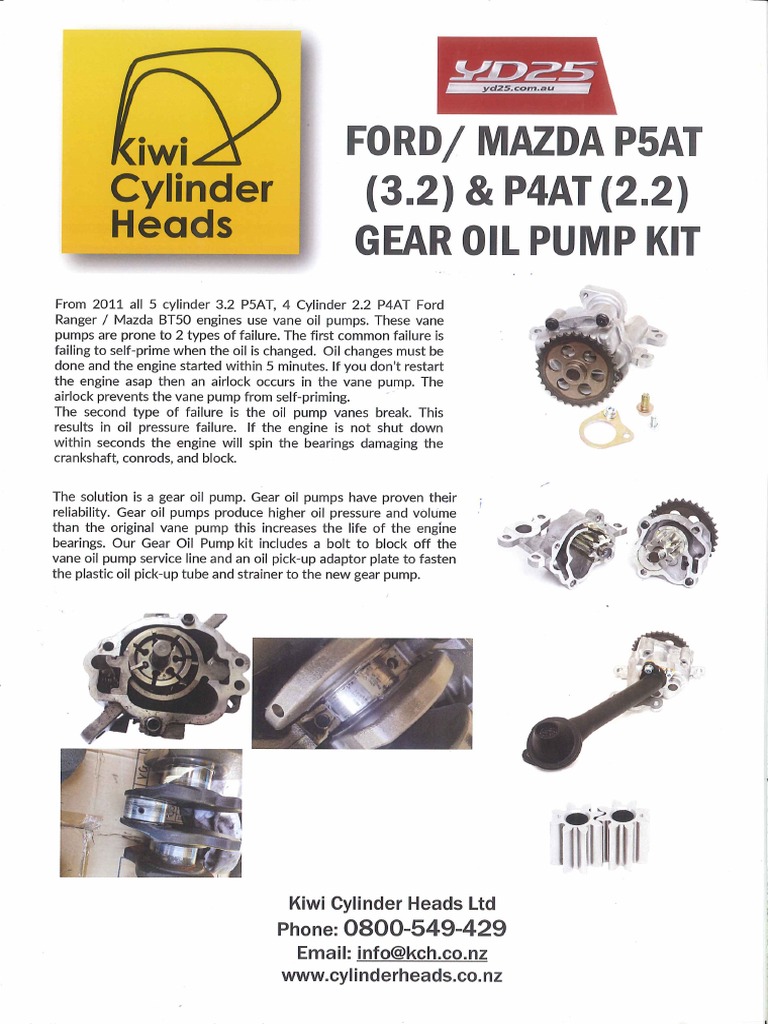 P5AT P4AT Oil Pumps | PDF