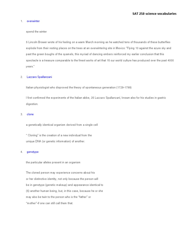 Essential Science Vocabulary List | PDF | Spacetime | Science
