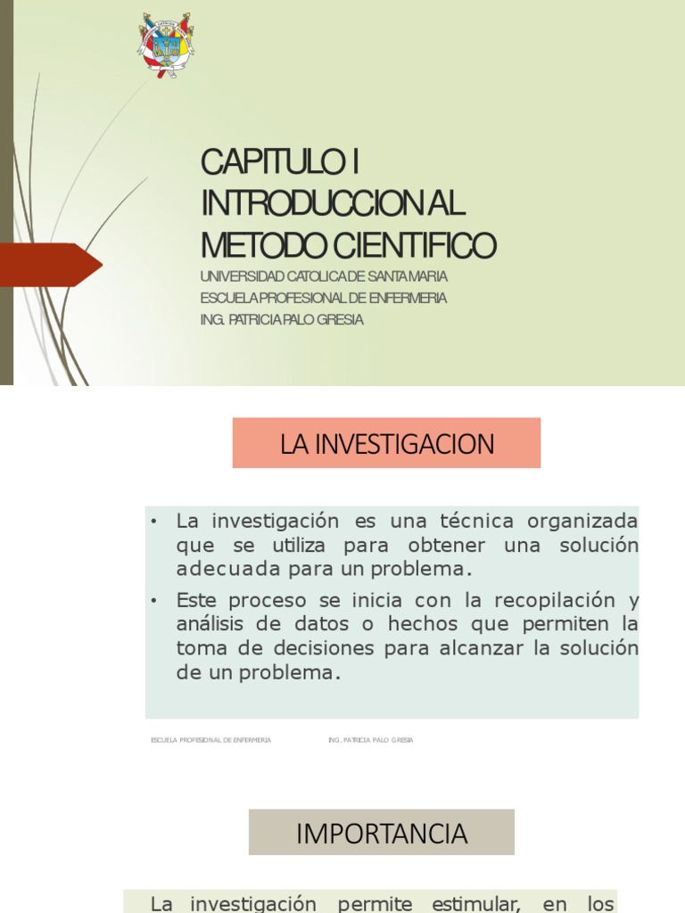 Capitulo I Introduccion Al Metodo Cientifico | PDF | Viruela | Método ...