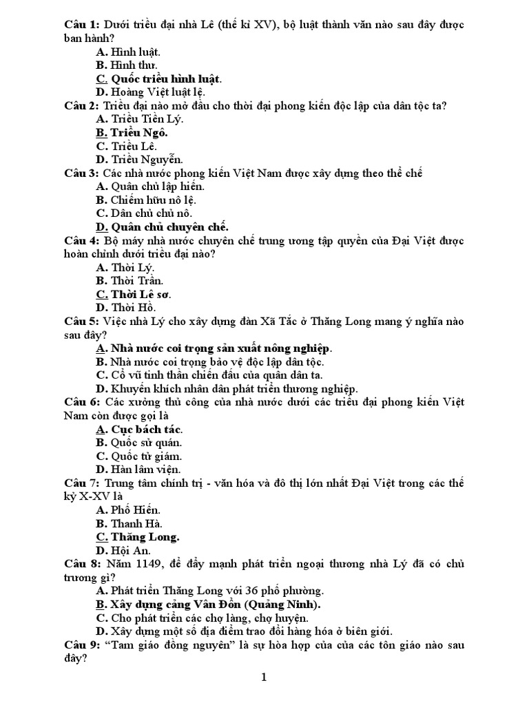 10 C2 C3 ĐỊA mhd | PDF