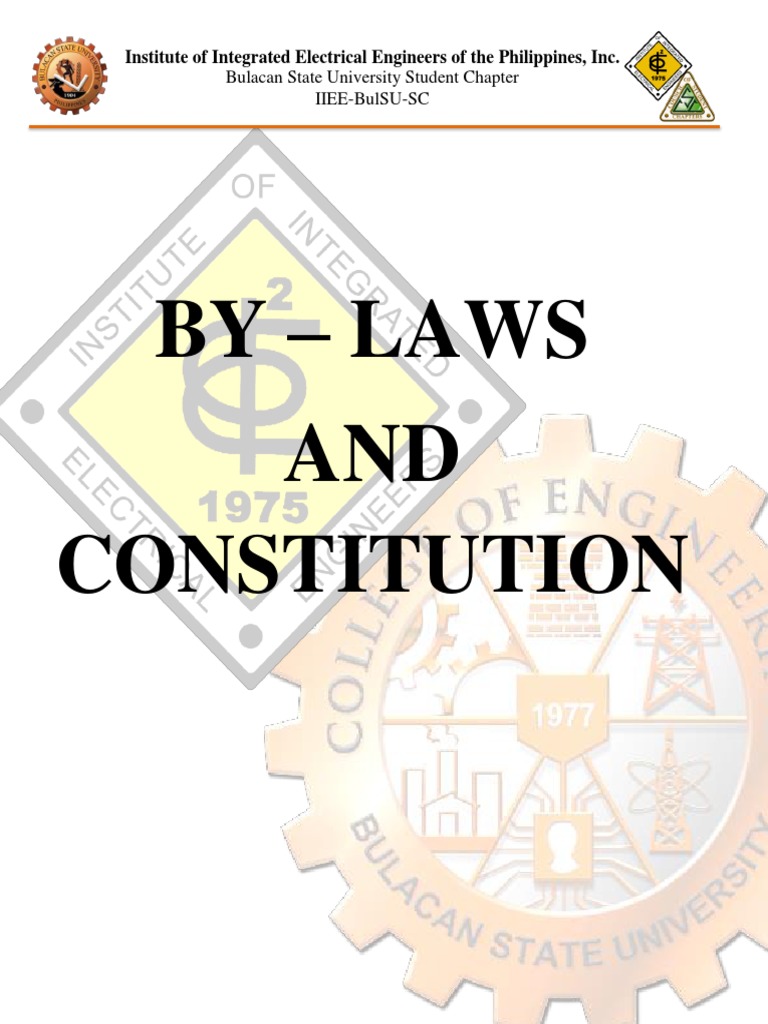 Amended by Laws and Constitution | PDF | Committee | Ratification