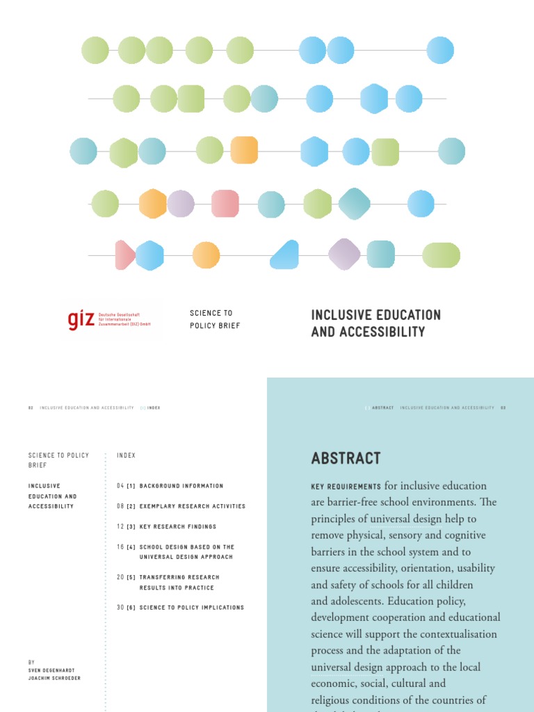 Inclusive Education and Accessibility | PDF | Disability | Accessibility