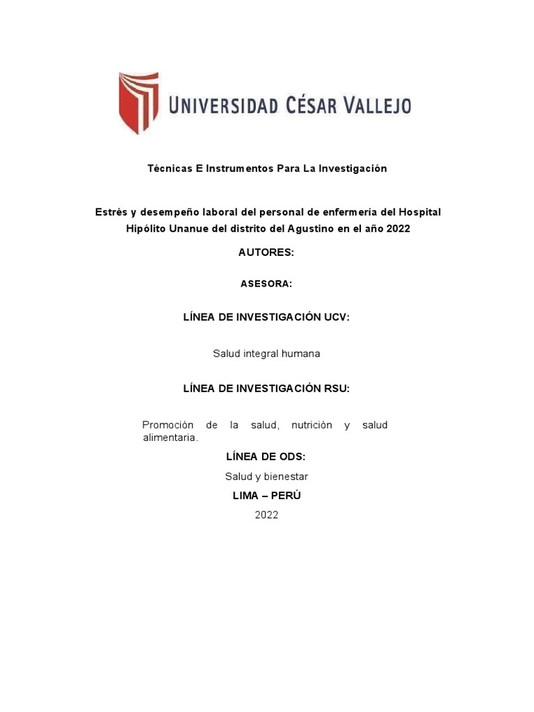 Modelo de Informe Estadistico | PDF