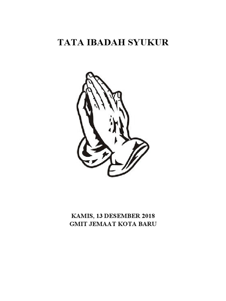 TATA IBADAH SYUKUR Hut Crescendo | PDF