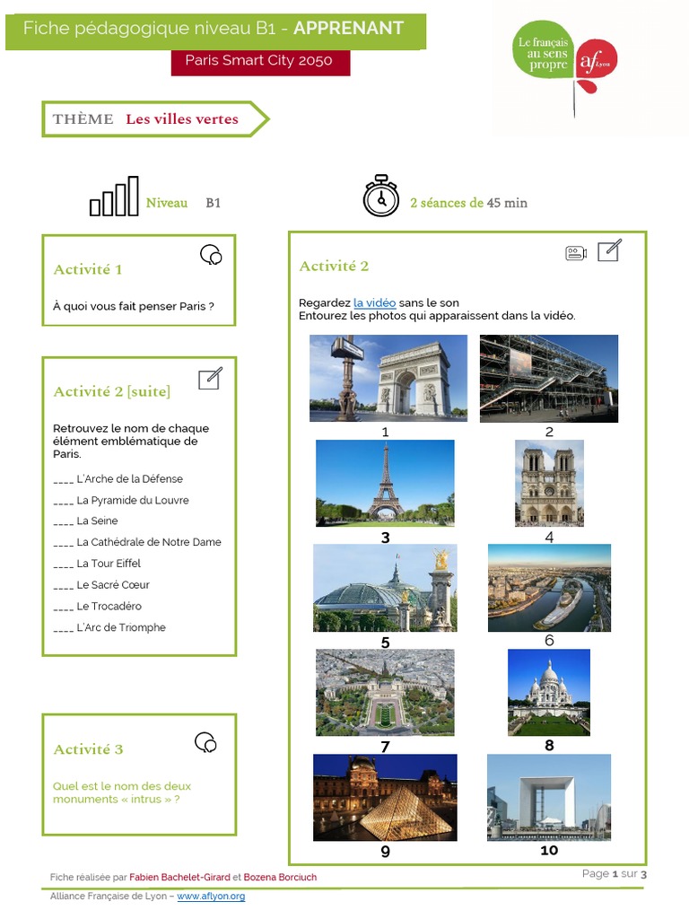 Paris Smart City 2050 : Vision et Activités | PDF | Paris