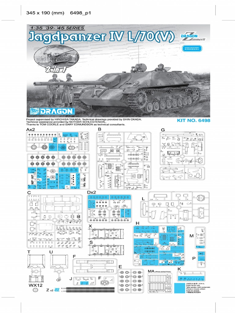 Jagdpanzer IV Dragon 6498 | PDF