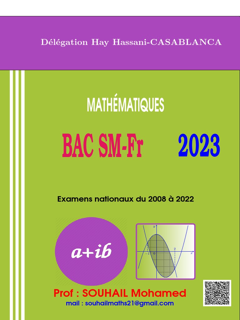 Bac SM 2008 - 2022 | PDF | Curve | Arithmetic