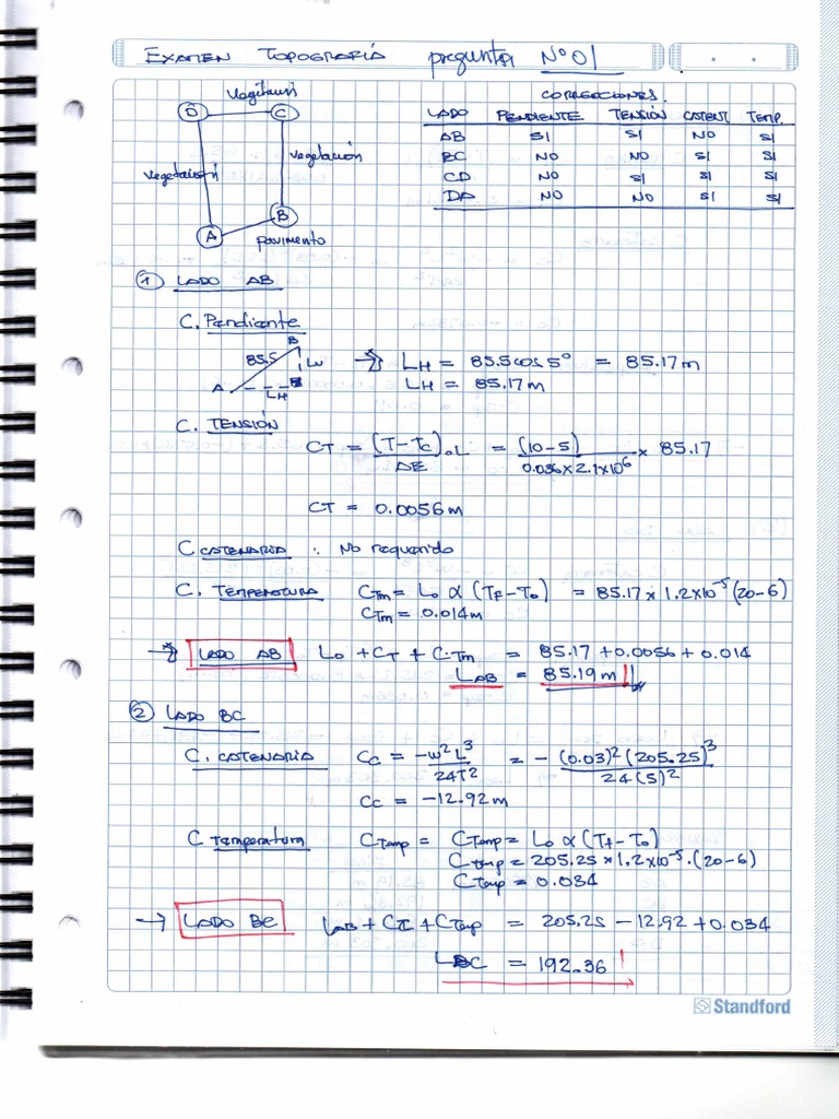 Solucionario Practica Calificada - N 01 | PDF