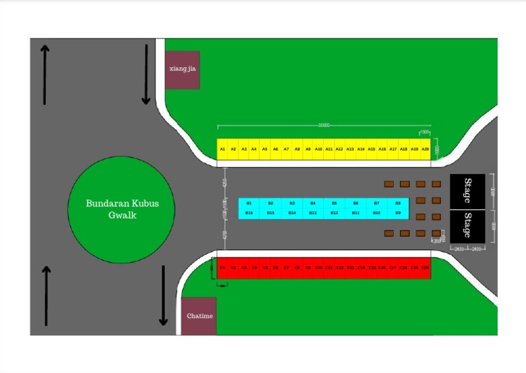 Layout do Bazar Denah | PDF