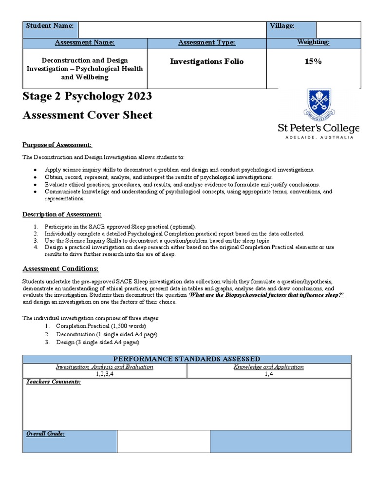 Deconstruction and Design Investigation Task Sheet | PDF | Data | Knowledge