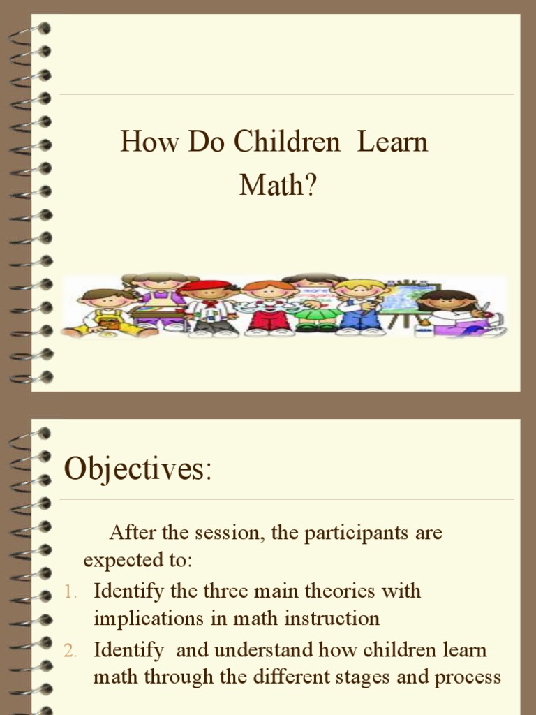 How Do Children Learn Math and How Do We Teach and Assess Math | PDF ...
