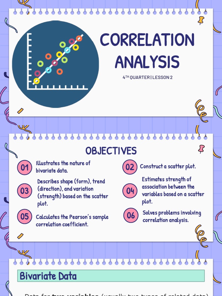 Complete - Lesson 2 Correation Analysis | Download Free PDF | Scatter Plot | Dependent And ...