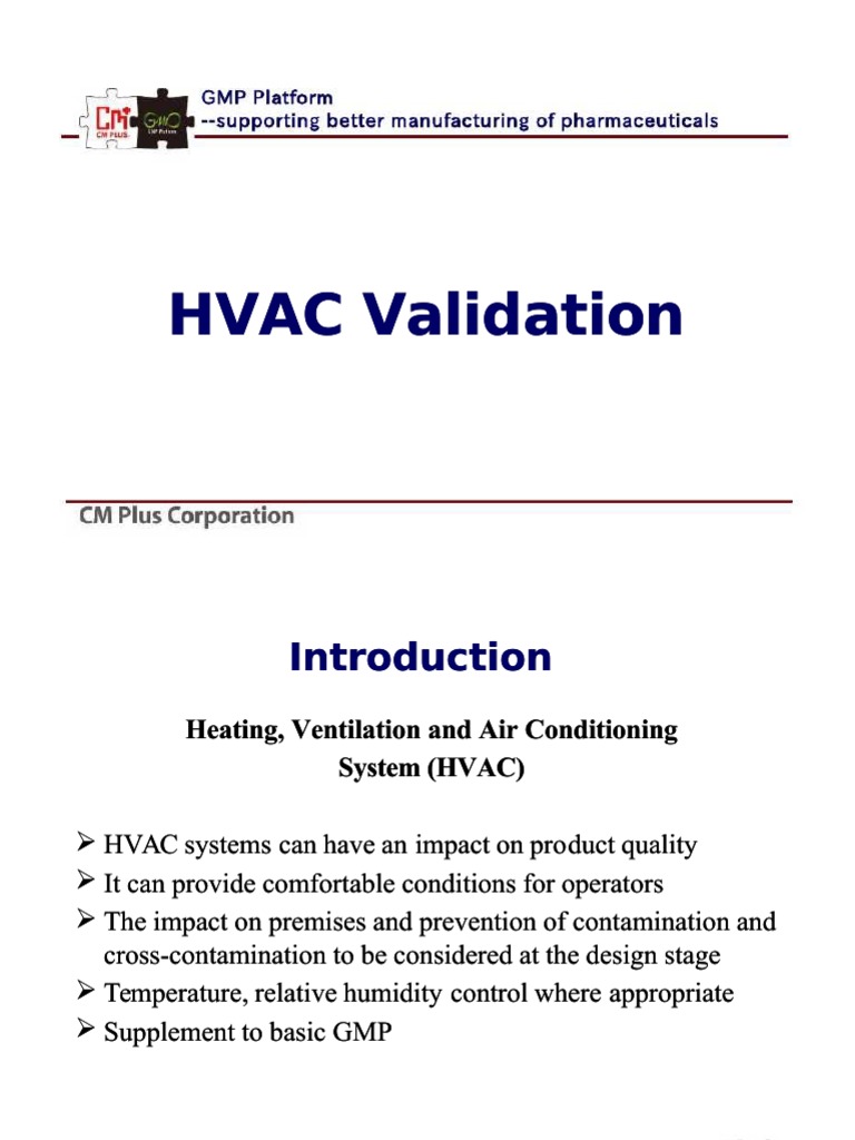 HVAC Validation | PDF | Verification And Validation | Air Conditioning