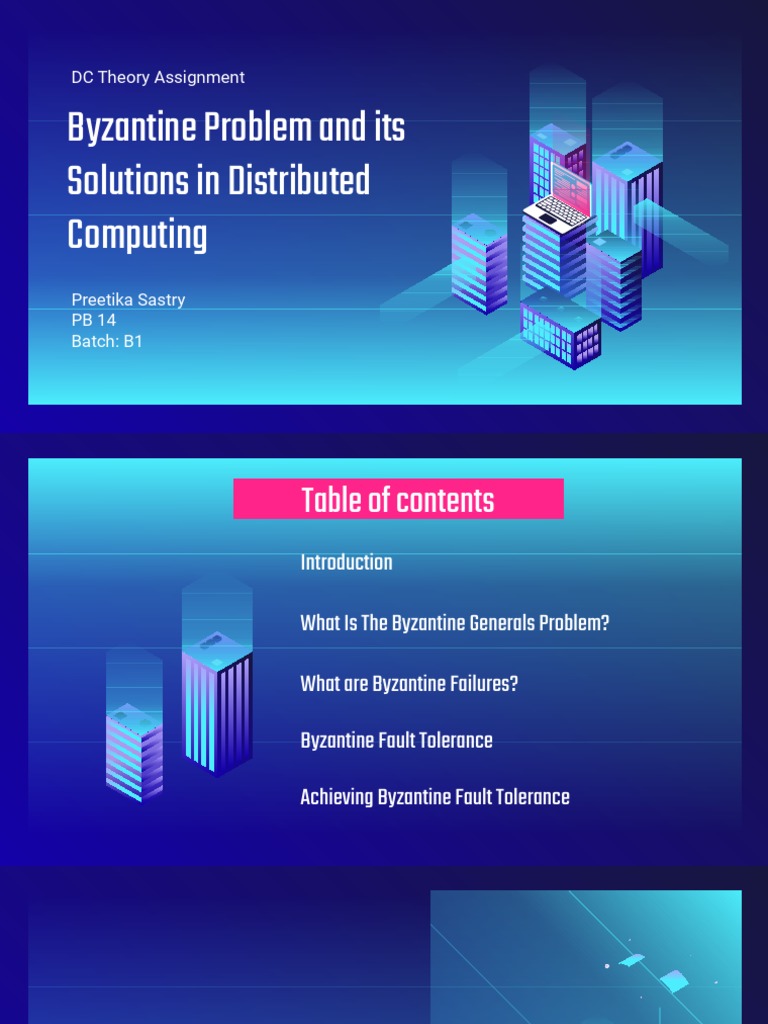 Byzantine Problem and Solutions | PDF | Computing | Computer Networking