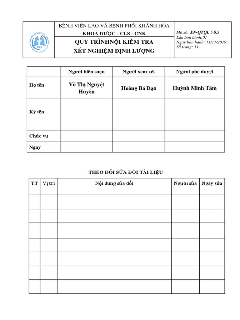 XN QTQL 5.8.5 Quy TR - NH Nti Kixm Tra XT Nghibm DFNH Ludng | PDF
