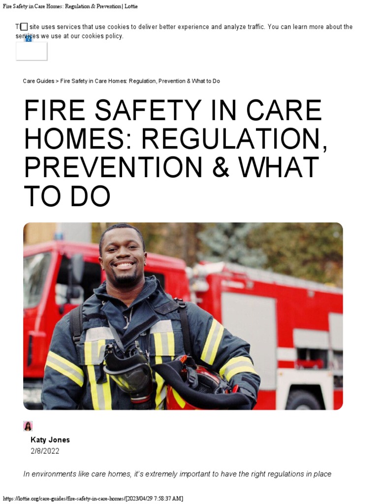 Fire Safety in Care Homes Regulation Prevention Lottie | PDF | Fire ...