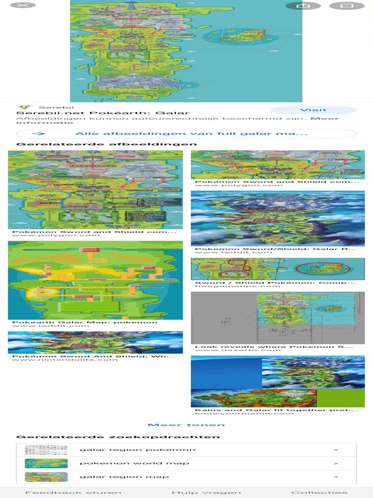 Afbeeldingen: Full Galar Map With DLC | PDF | Pokémon | Video Games