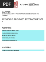 Act 5. Proyecto Integrador, Etapa 3.: Práctica Forense Del Sistema Penal Acusatorio | PDF ...