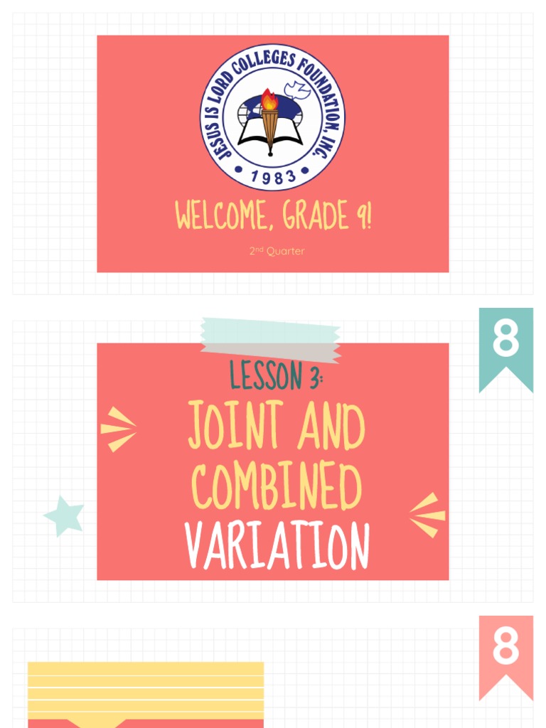 Joint And Combined Variation Pdf Equations Mathematics