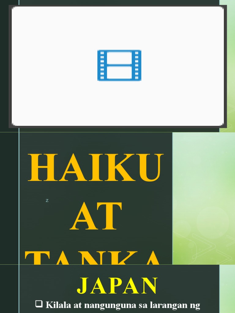 Haiku Tanka at Tanaga | PDF