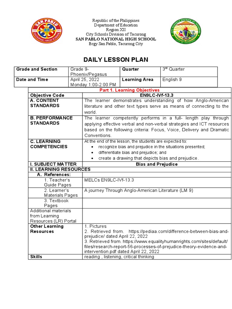 Understanding Bias and Prejudice Through Visuals and Activities | PDF ...