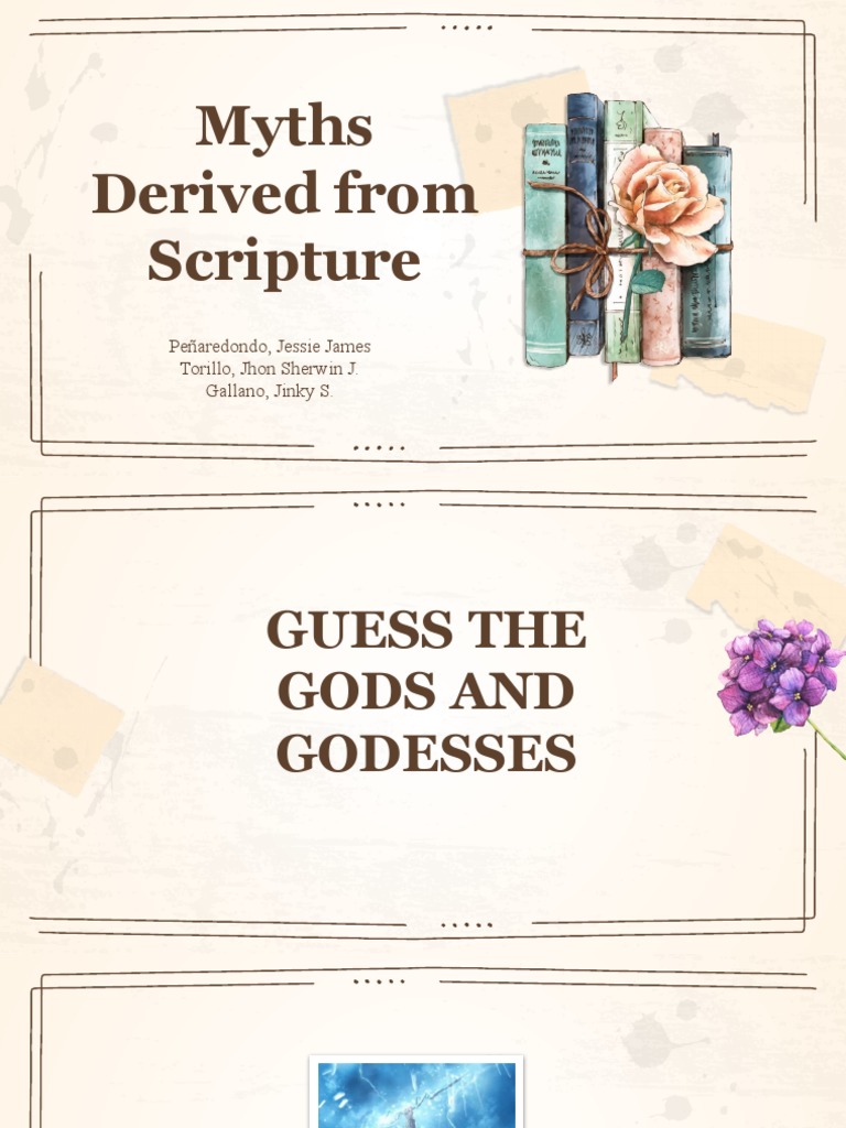 Myths from Scripture and Greek Mythology | PDF | Samson | Abraham