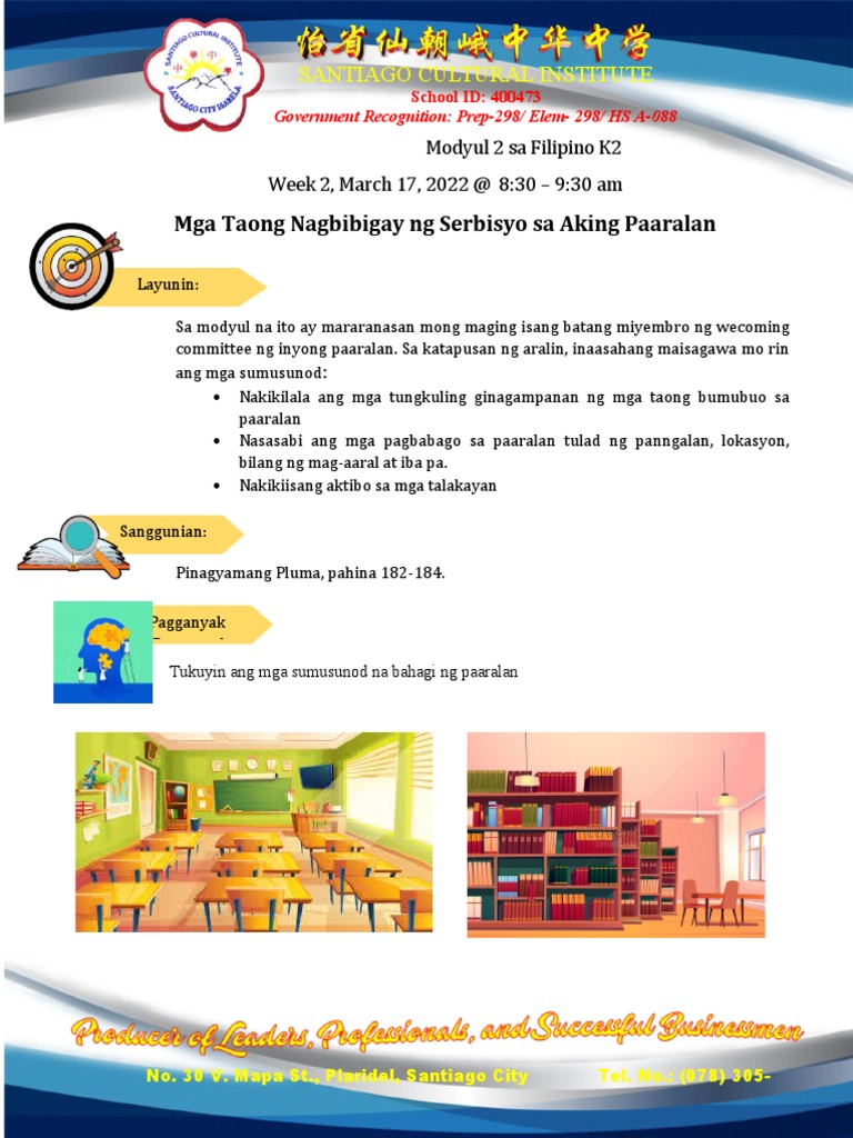 Filipino K2 - Fourth Grading Module 2 | PDF