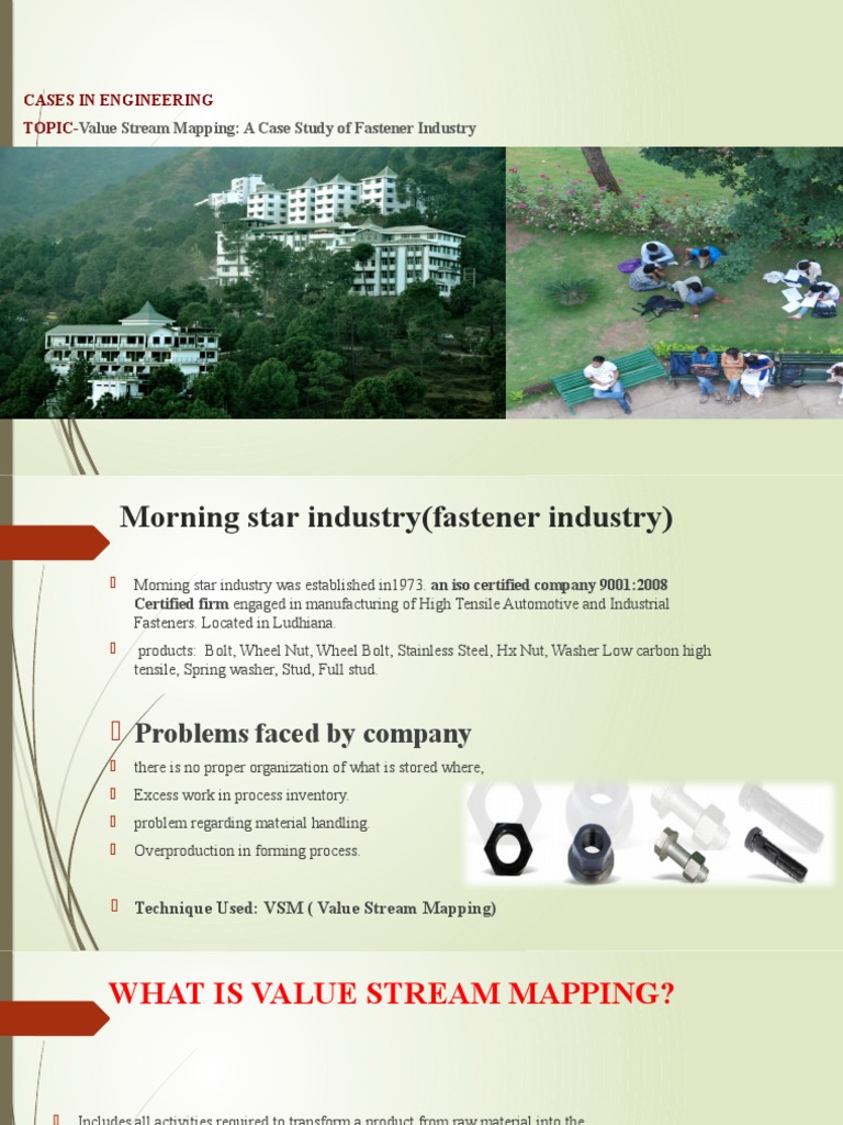Fastener Industry VSM Case Study | PDF | Screw | Lean Manufacturing