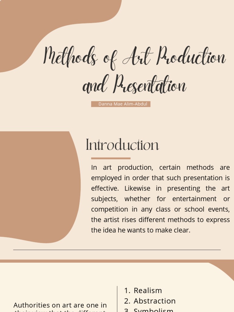 Art Production Methods Explained | PDF | Surrealism | Abstract Art