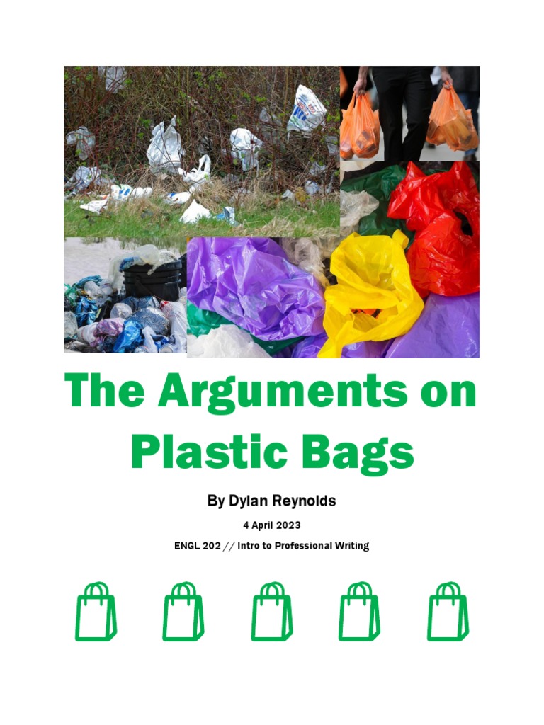 The Arguments On Plastic Bags Final Report Dropbox | PDF | Social Media ...