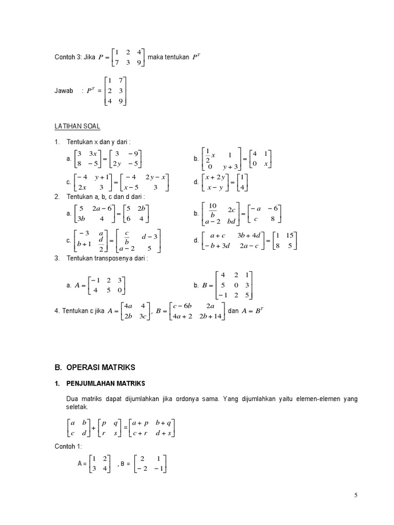 Matriks | PDF