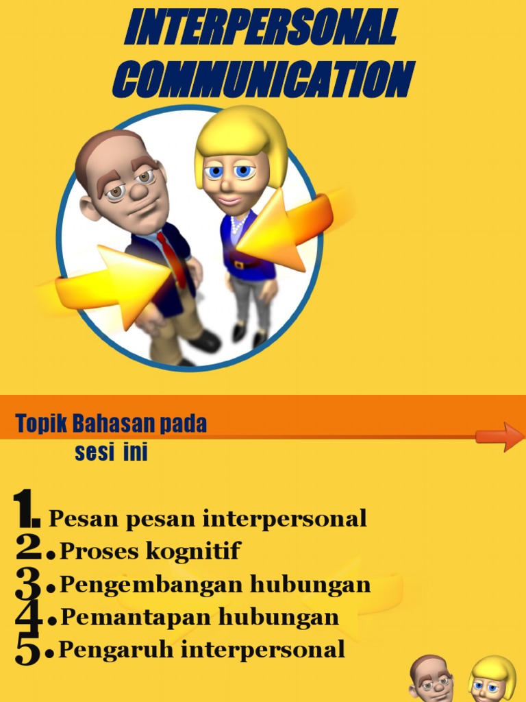 Interpersonal Communication | PDF