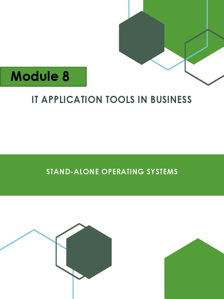 Module 8 - AE 1 Stand Alone Operating Systems | PDF | Operating System | Microsoft Windows